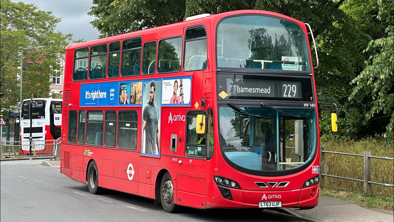 *Fast ft. Hillclimbs* | Journey on route 229 | Arriva London HV145 ...