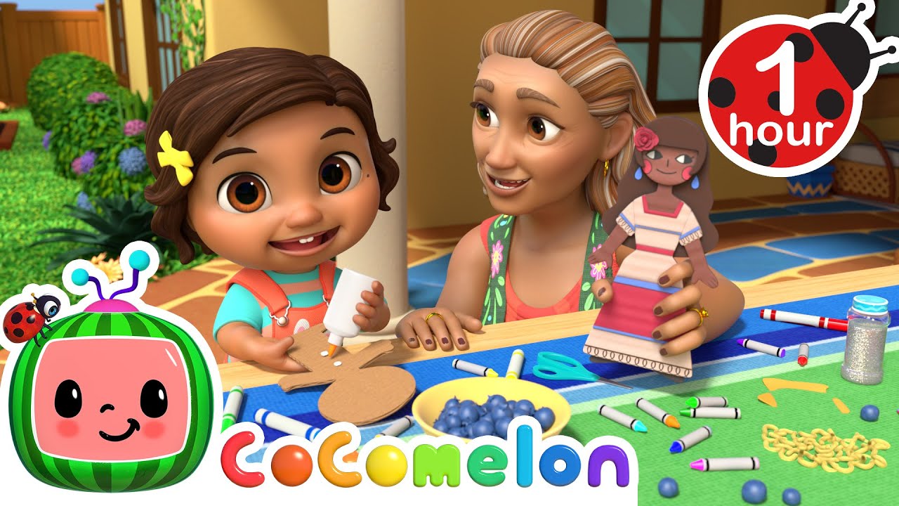 Pin Pon Es Un Muñeco + More CoComelon Nursery Rhymes | Nina's Familia ...