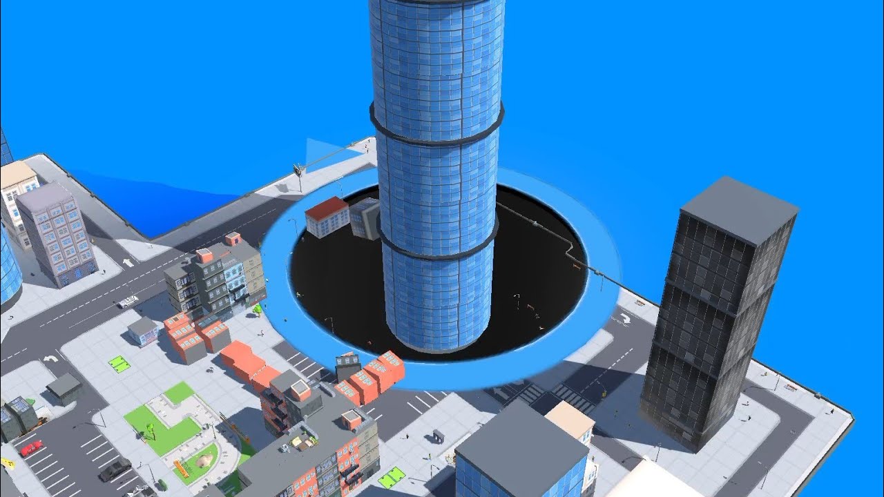 Hole.io - Big Hole City #70 Gameplay Walkthrough Android iOS - YouTube