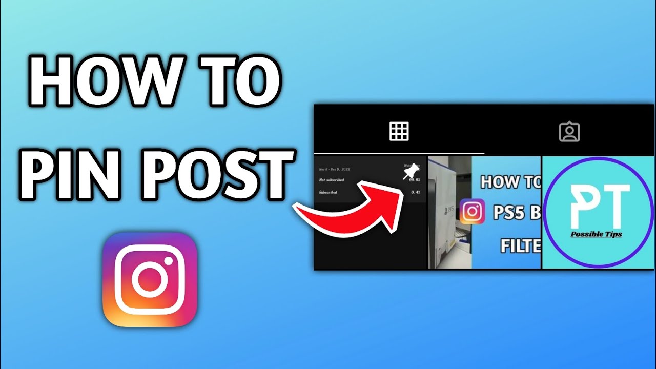 How To Pin Instagram Posts On Profile Grid | Instagram New Update 2023 ...
