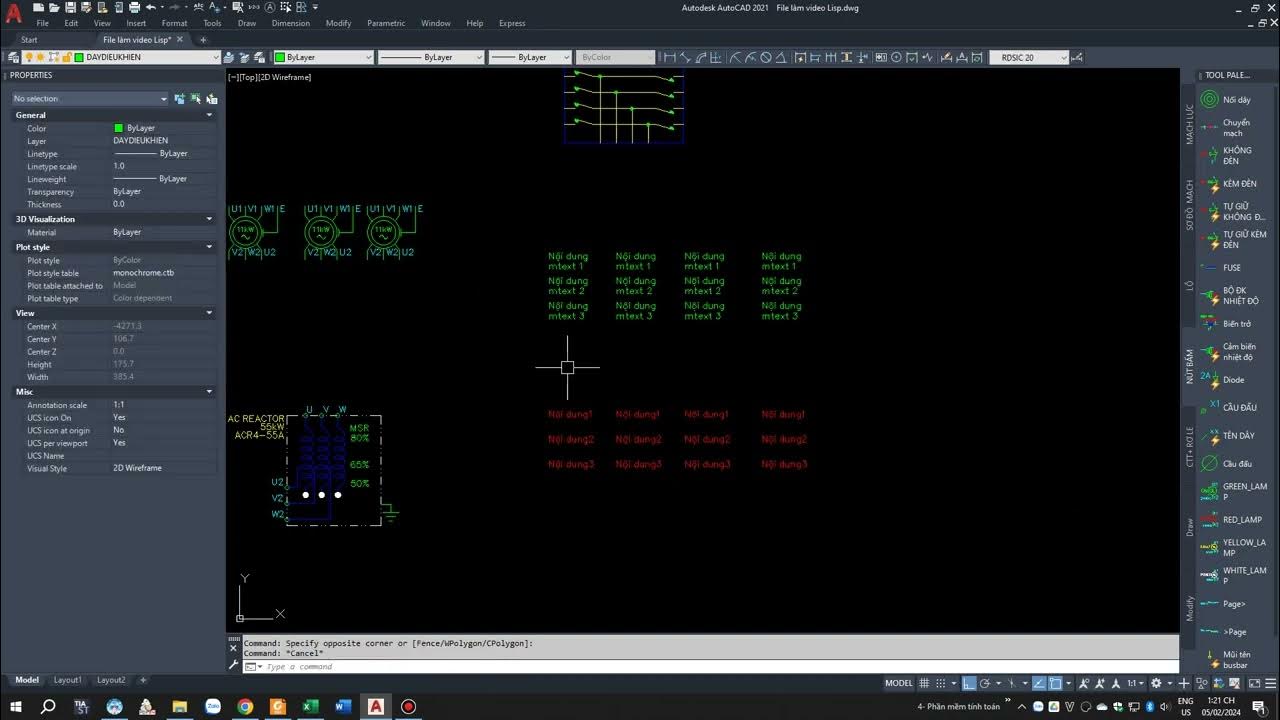 Lisp thống kê TEXT, MTEXT trong AutoCad #electrical #lispautocad - YouTube