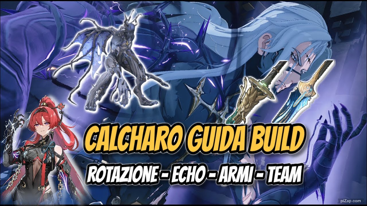 CALCHARO GUIDA BUILD - ROTAZIONE,ECHO,ARMI E TEAM - WUTHERING WAVES ...