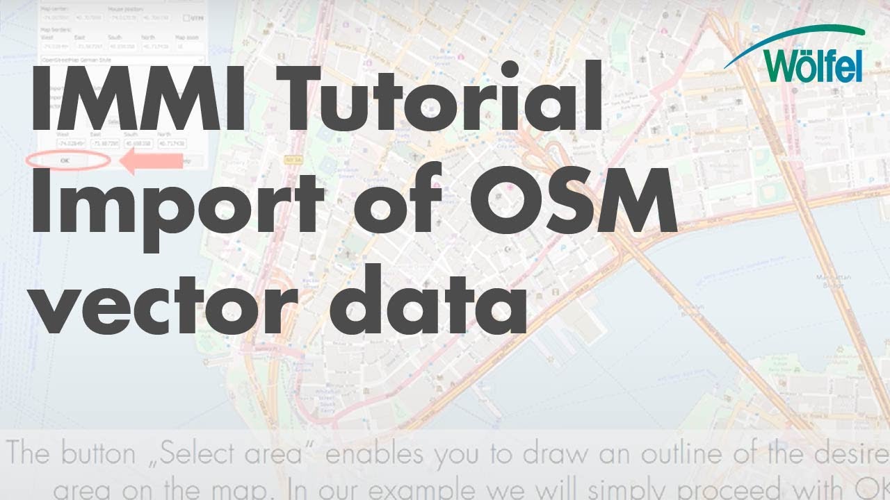 IMMI | Tutorial: import of OSM vector data - YouTube