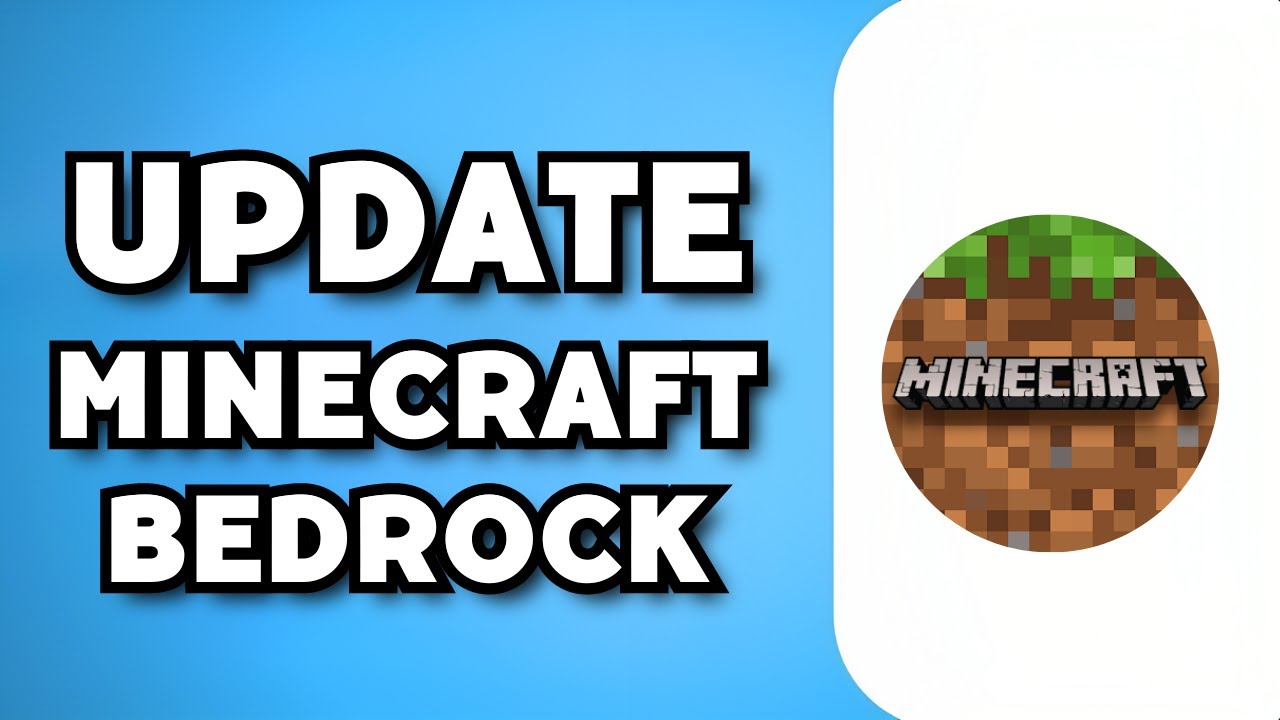 How To Update Minecraft Bedrock on PC (2023 Guide) - YouTube