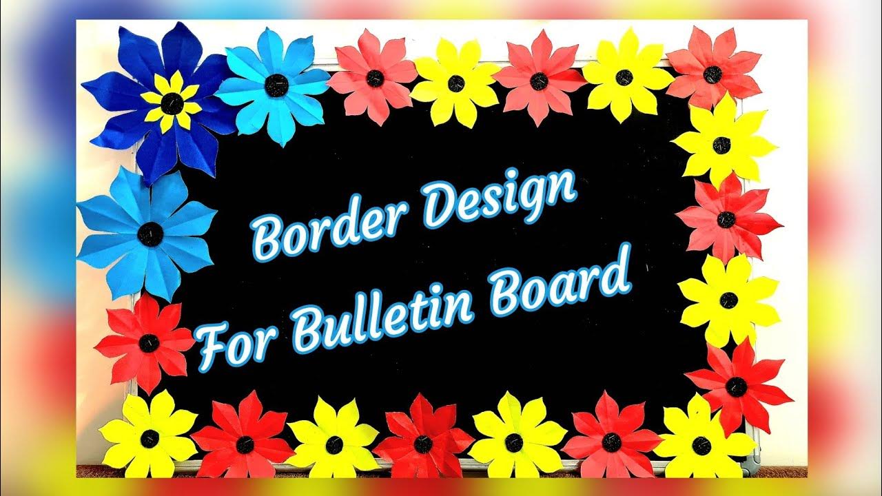 Transform Your Bulletin Board with Stunning Border Decor Ideas/Borders ...