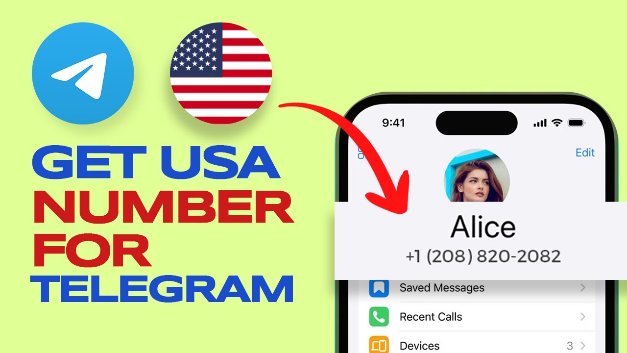 How We Get United States Phone Number for Telegram - YouTube