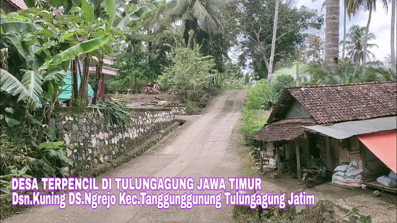 Desa Terpencil Di Pegunungan Tulungagung Selatan || Suasana Pedesaan ...