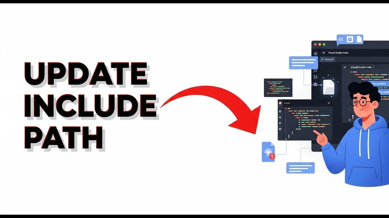 How To Update Include Path Visual Studio Code - YouTube