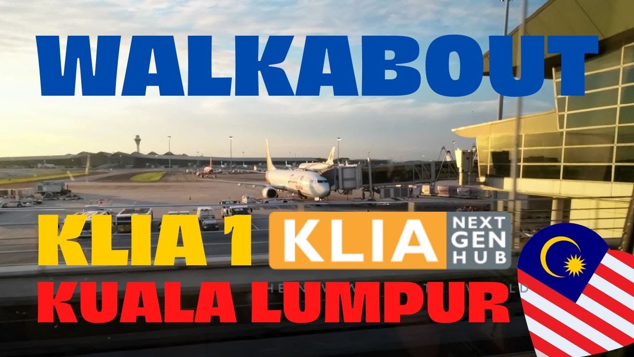 KUALA LUMPUR | Exploring KLIA 1 with Aerotrain ride - YouTube