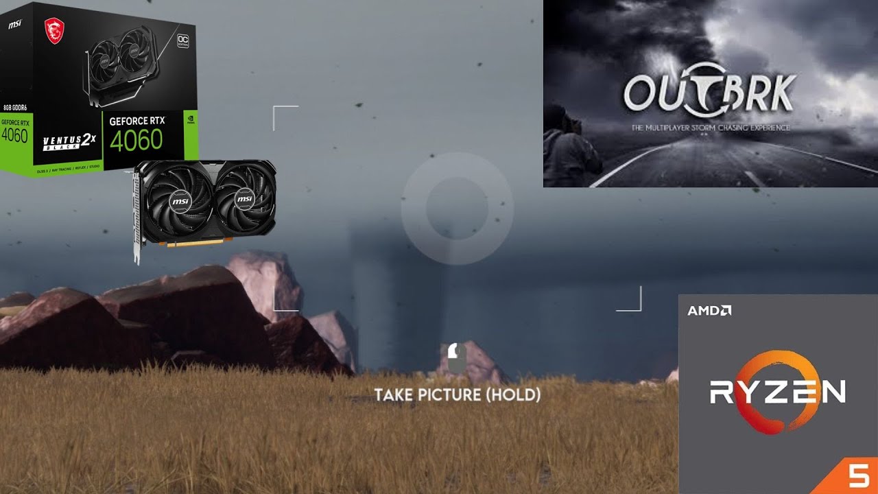 RTX 4060 RYZEN 5 5600 OUTBRK TEST GAMEPLAY #tornado #games - YouTube