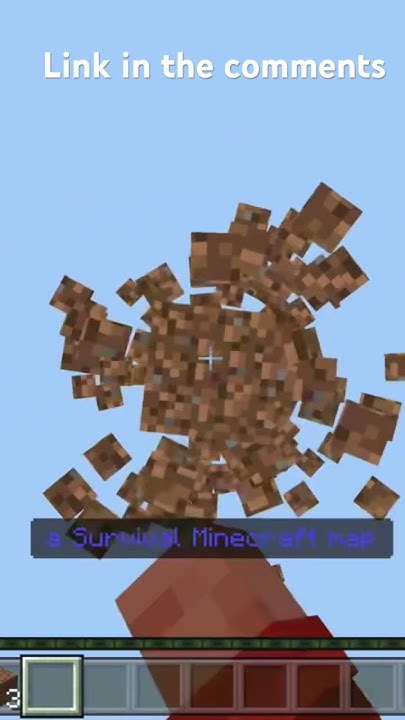 How to get one block in Minecraft #shorts - YouTube