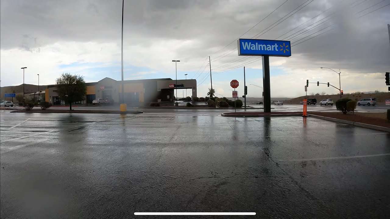 Walmart In The Rain - YouTube
