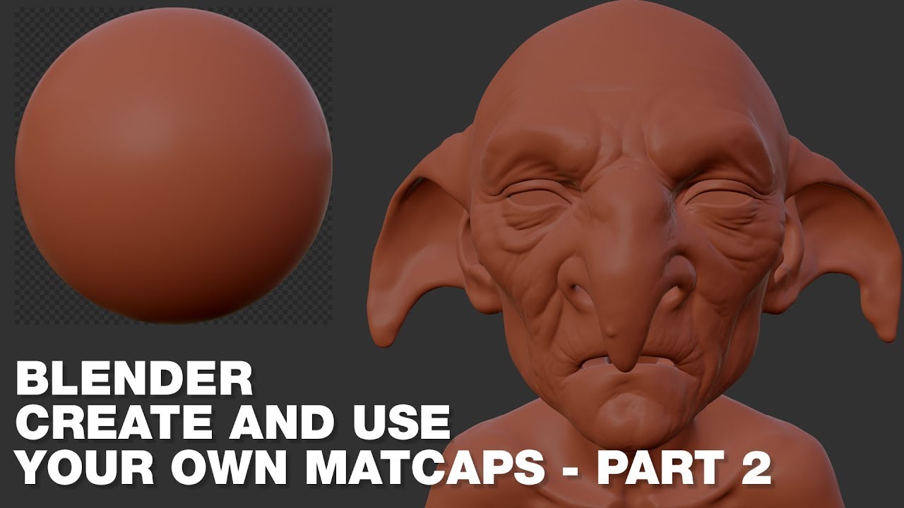 Blender - Create and use your own Matcaps Part 2 - English - YouTube