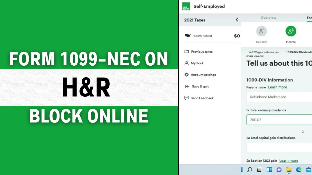 What Is A 1099 NEC On H R Block IRS 1099 NEC Form Guide 2024 YouTube What Is A 1099 NEC On H R Block IRS 1099 NEC Form Guide 2024 YouTube