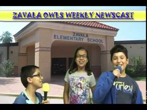 Zavala Elementary Newscast May 15, 2015 - YouTube