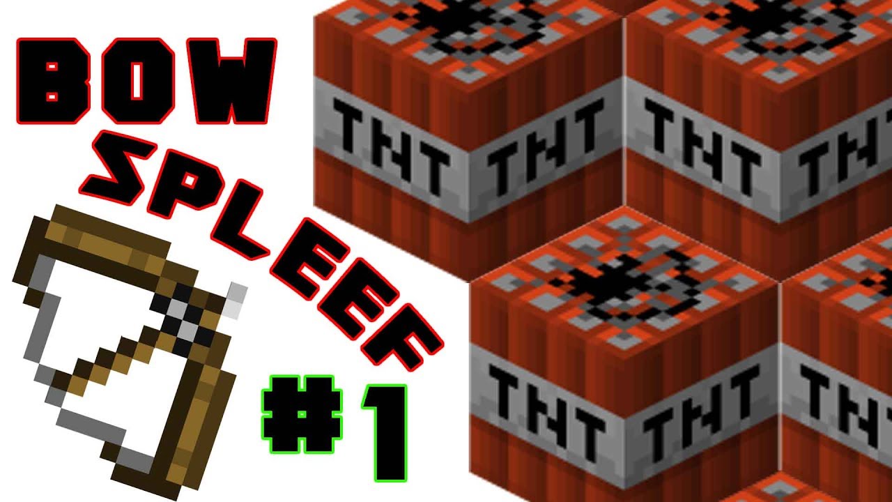 Minecraft TNT Bow Spleef- Knapp, knapp, knapp #1 - YouTube