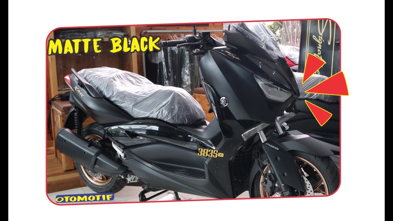 Yamaha Xmax 250 Warna Matte Black 2021 | Hitam dan Gold Nya Beda - YouTube