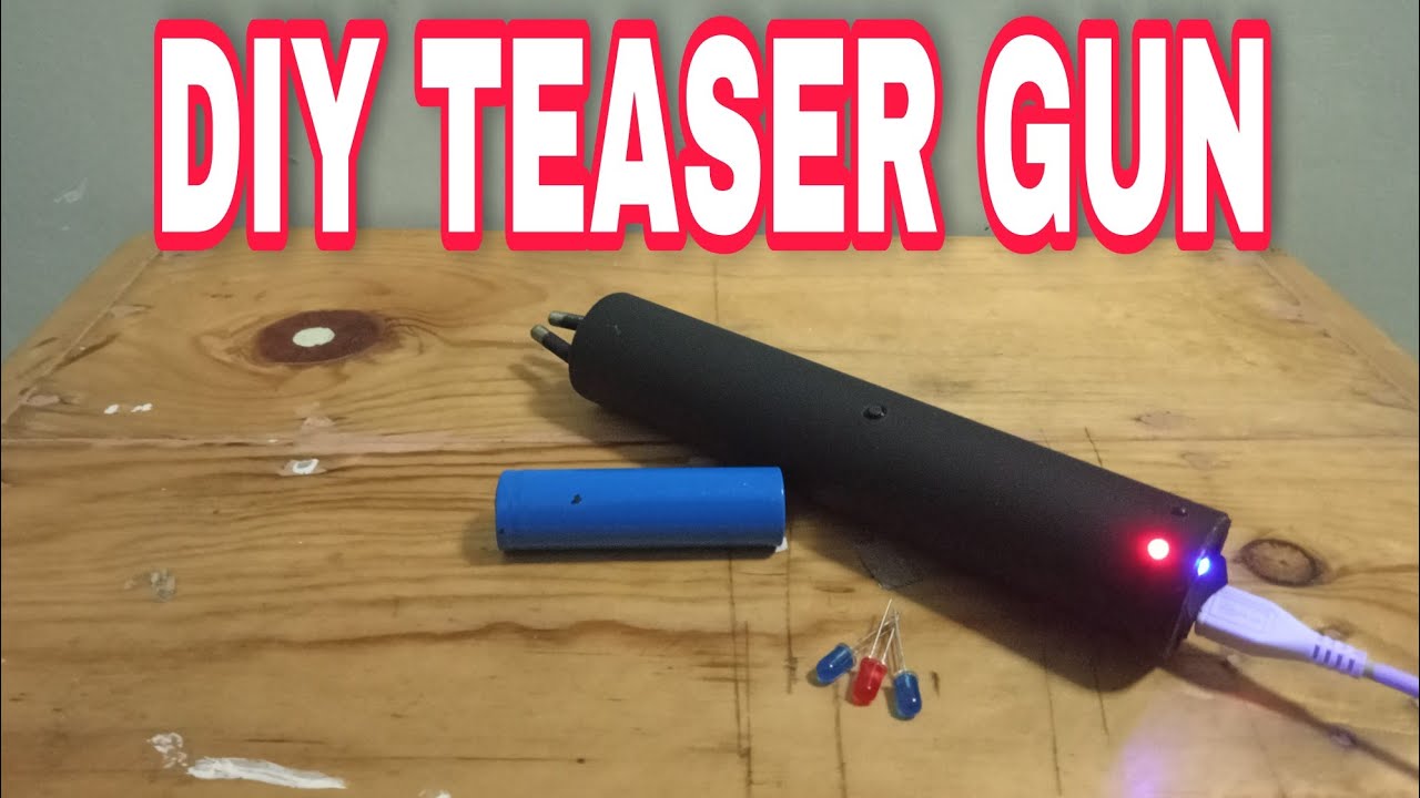 DIY TEASER GUN/STUN GUN - YouTube