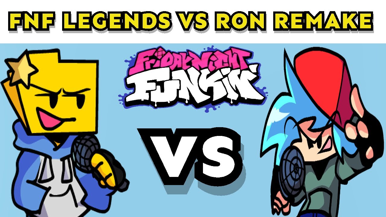 Friday Night Funkin' MOD-Legends VS Ron Remake / FNF Mod | Full Week ...