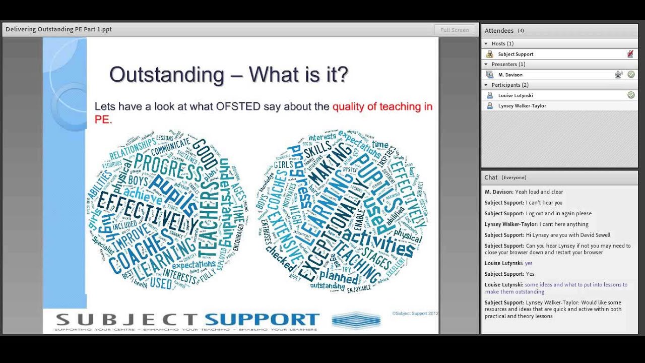 Delivering Outstanding PE Lessons part 1 Sample - YouTube