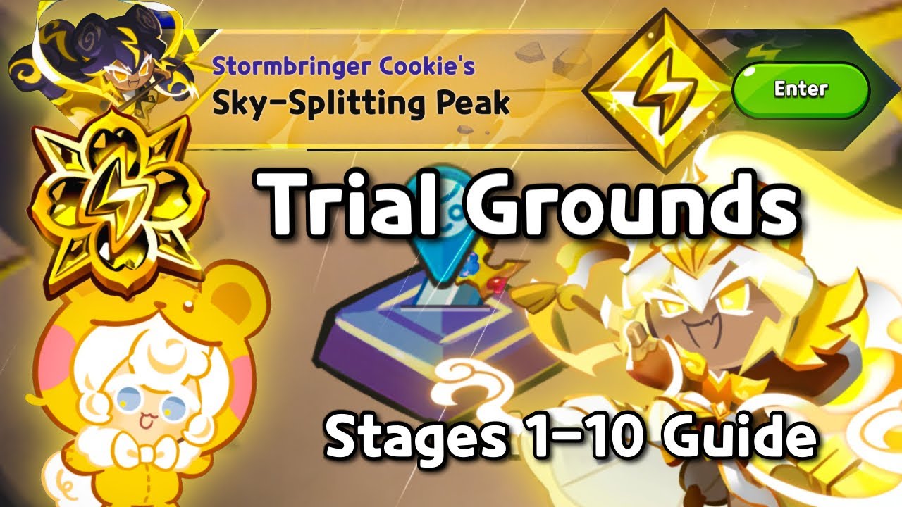 🌩️Trial Grounds: Stormbringer Cookie’s CRYSTAL JAM Stages 1-10 Guide ...