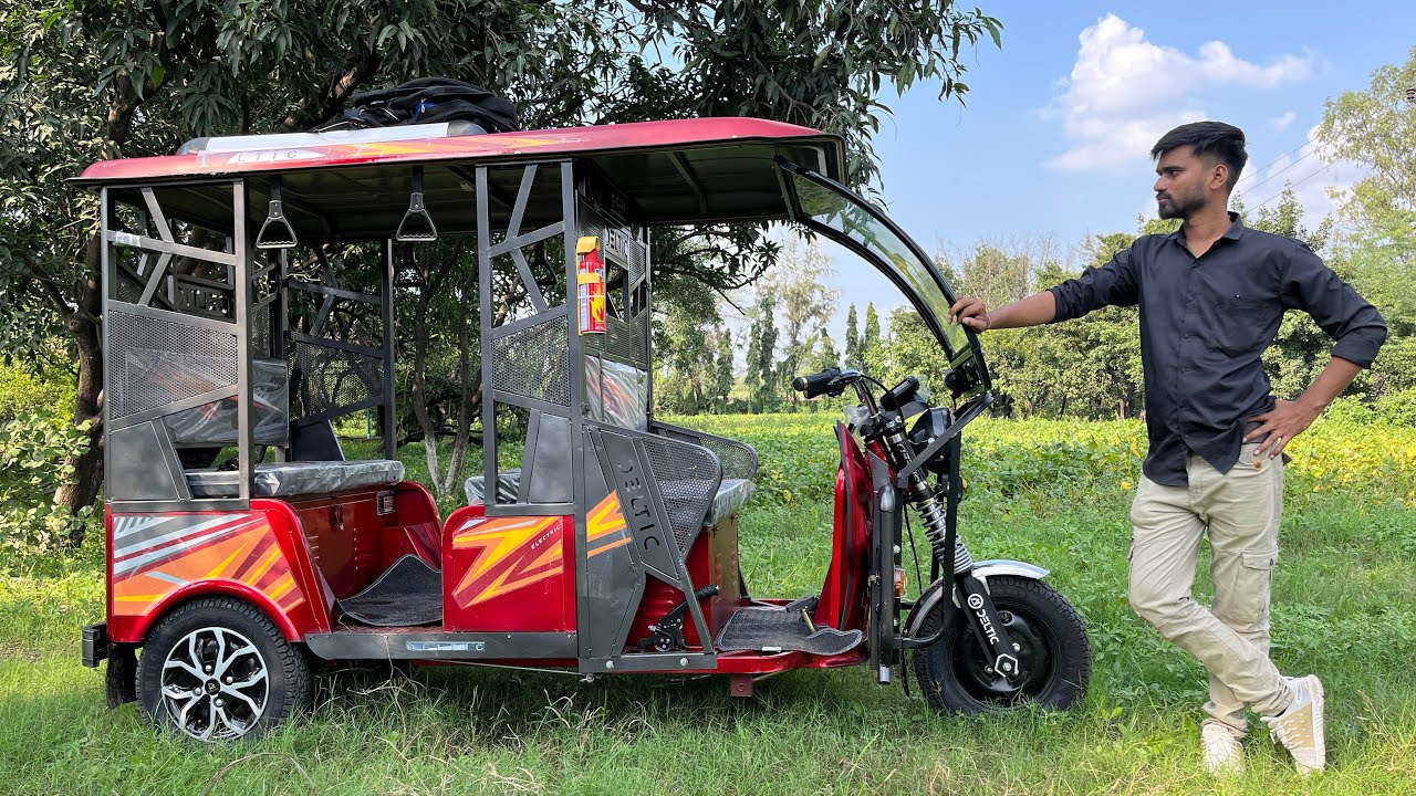 Aa gya e Rickshaw ka baap ⚡️Deltic Star Pro Electric Rickshaw l three ...