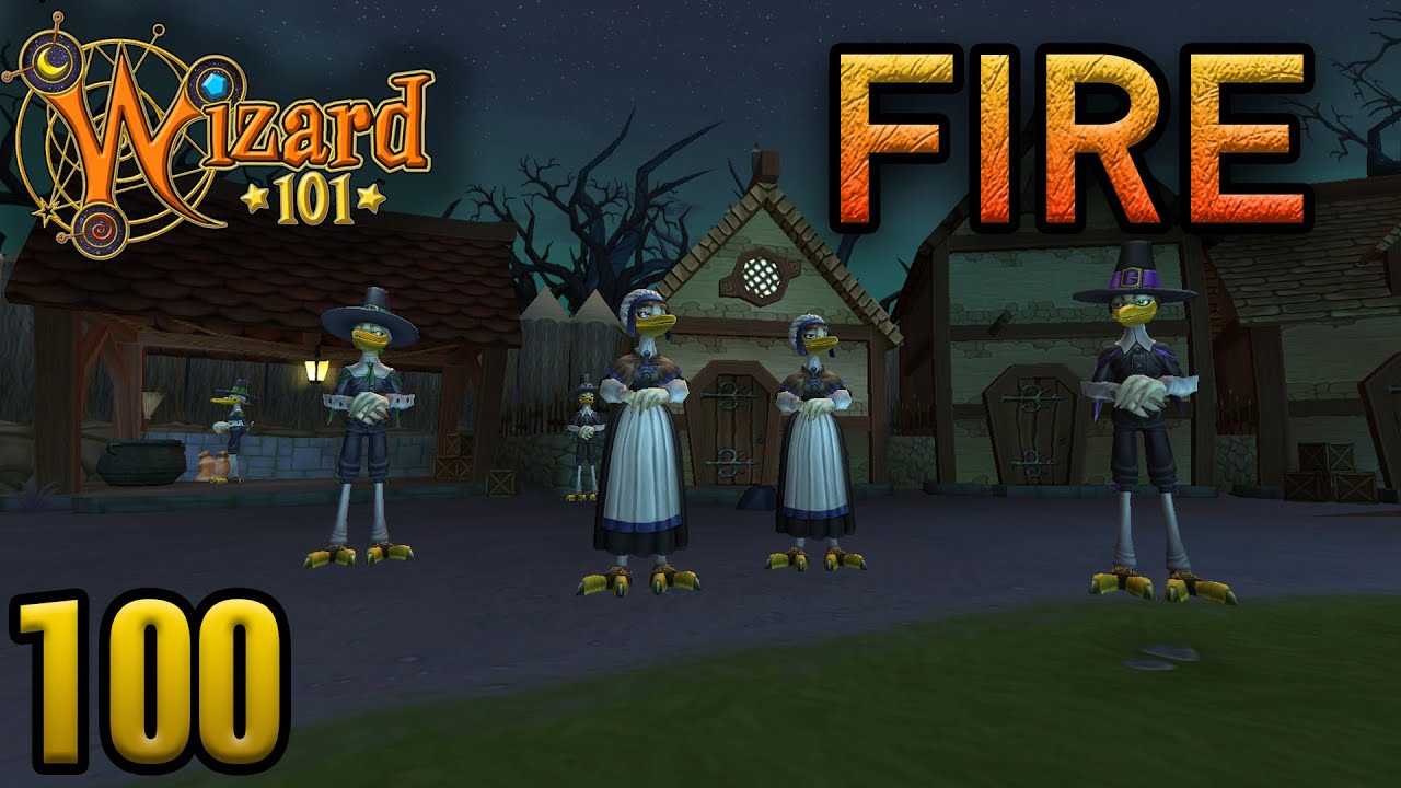 Wizard101 Fire Walkthrough #100 Night Forest - YouTube