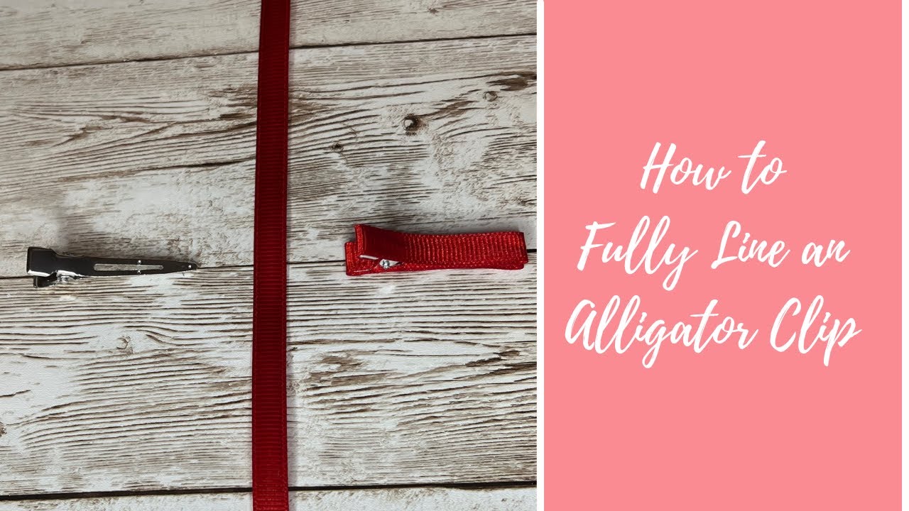 How to Fully Line an Alligator Clip - YouTube