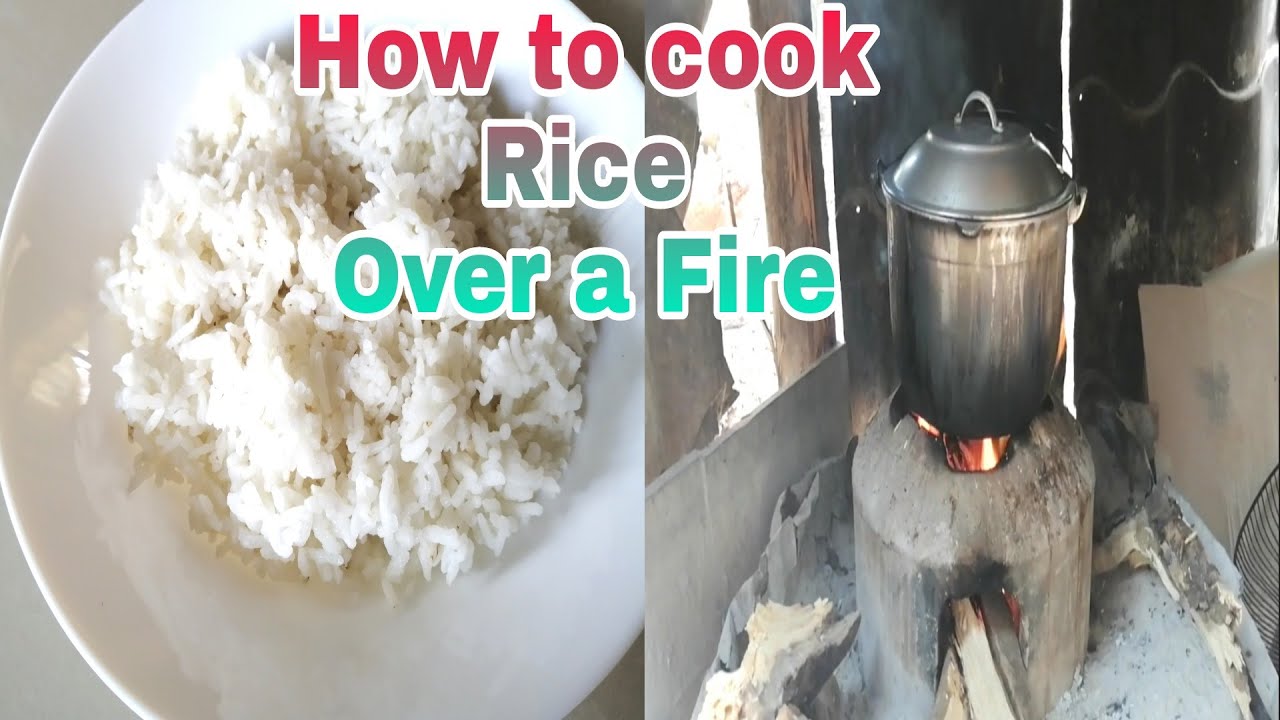 How to cook Rice over a fire - YouTube