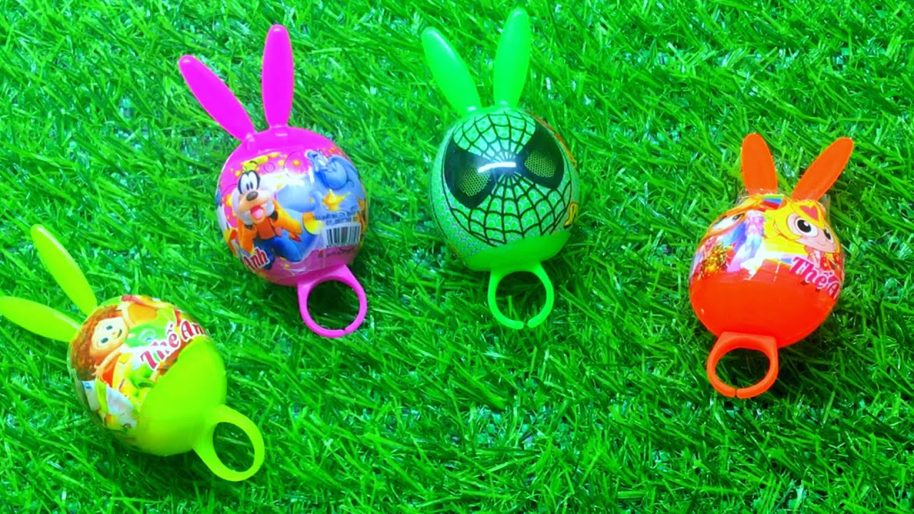 Satisfying Video | Open bunny head ring candy | ASMR - YouTube