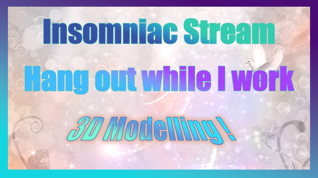 New Project ( sorta )! -3D modelling- Insomniac Working! - YouTube