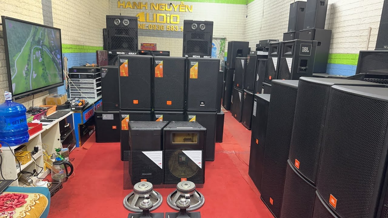 Loa KBL MR 925. Jbl 525. 615. Ms 115. Peavey sp2G - YouTube