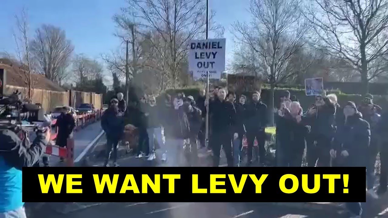 WE WANT LEVY OUT! #ENICOut #LevyOut. Tottenham Hotspur supporters - YouTube