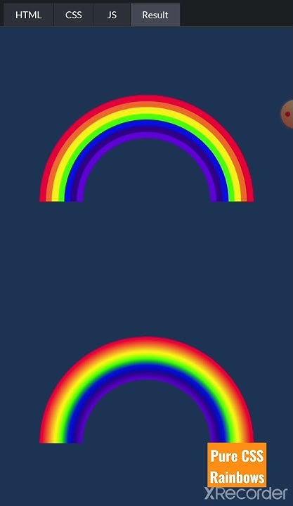 Pure CSS Rainbow🌈 using Html & CSS #shorts #youtubeshortsfeature #way2tech_knowledge #india # ...