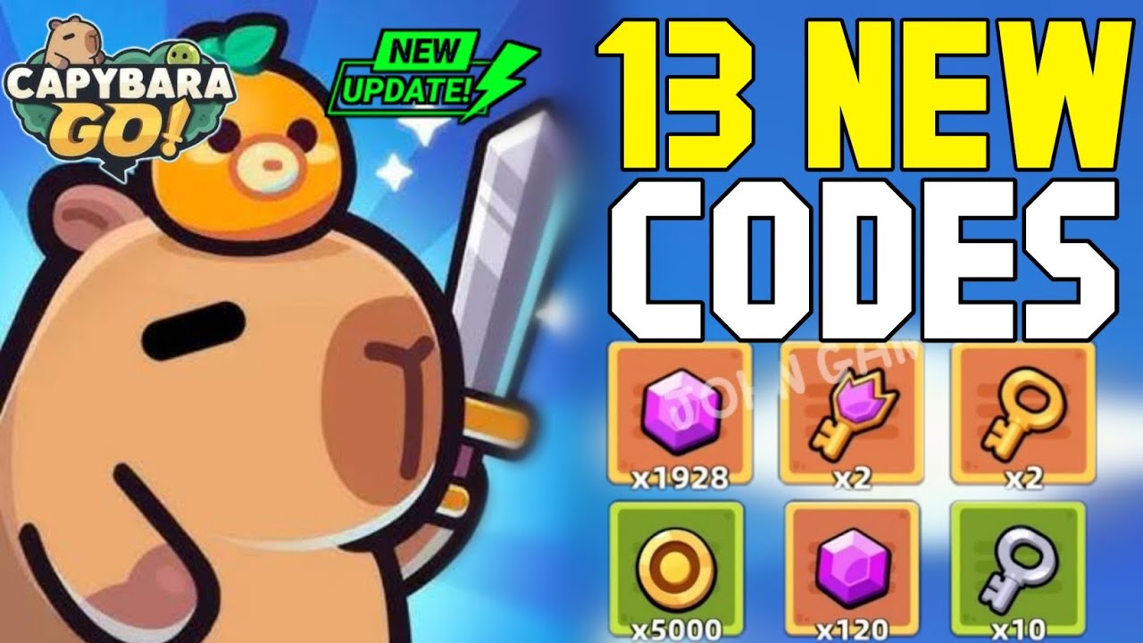 All New⚡ Capybara Go! Redeem Codes 2024 | Capybara Go Promo Codes ...