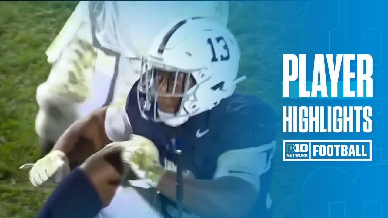 Kaytron Allen Highlights vs. Illinois | Penn State Football | 09/28 ...