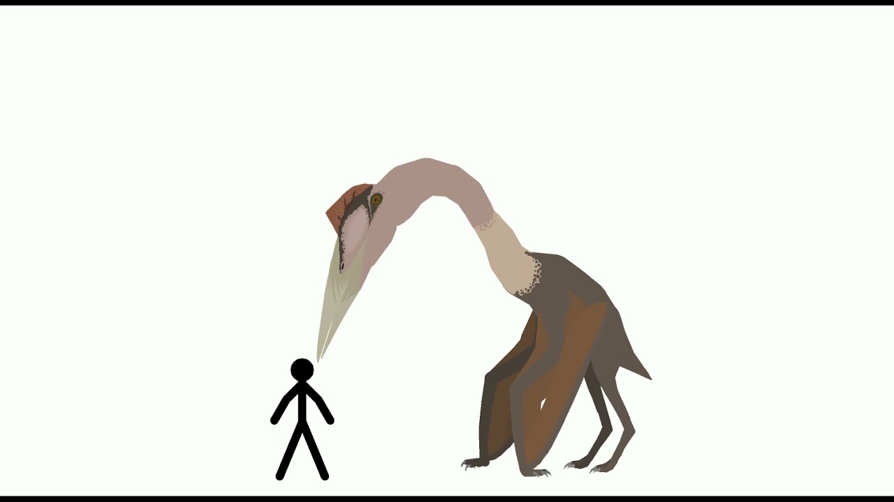 Quetzalcoatlus VS Human - YouTube