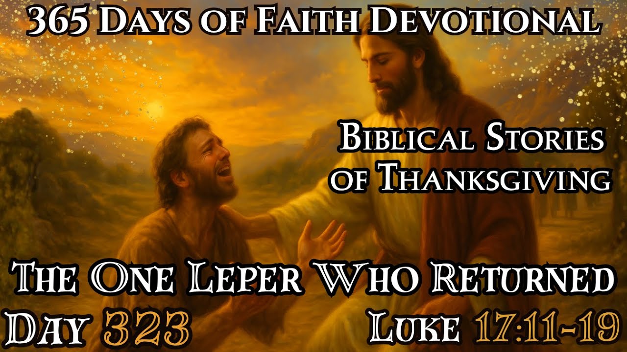 365 Days of Faith | THE ONE LEPER WHO RETURNED | Luke 17 Thanksgiving ...