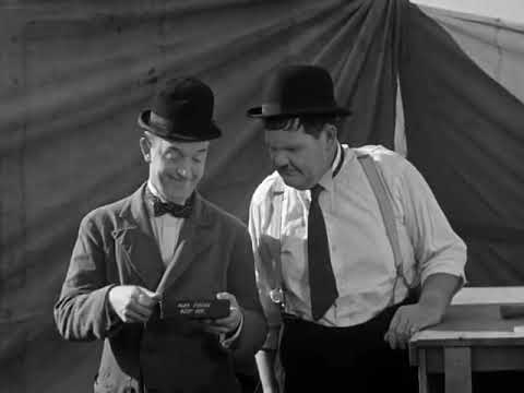 The Chimp (1932) - Laurel & Hardy Circus Comedy Short | Gorilla Ethel & Flea Circus Chaos