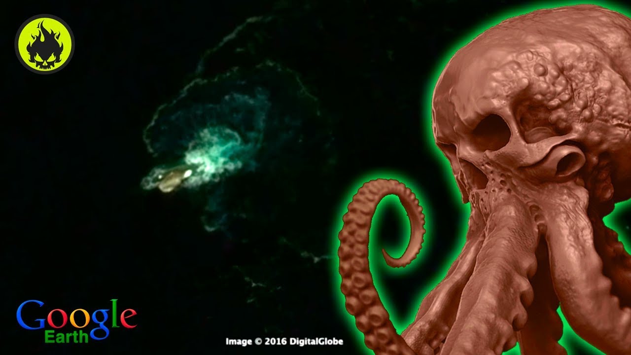KRAKEN ENCONTRADO GRACIAS A GOOGLE EARTH! - ¿Mito o Realidad? - YouTube