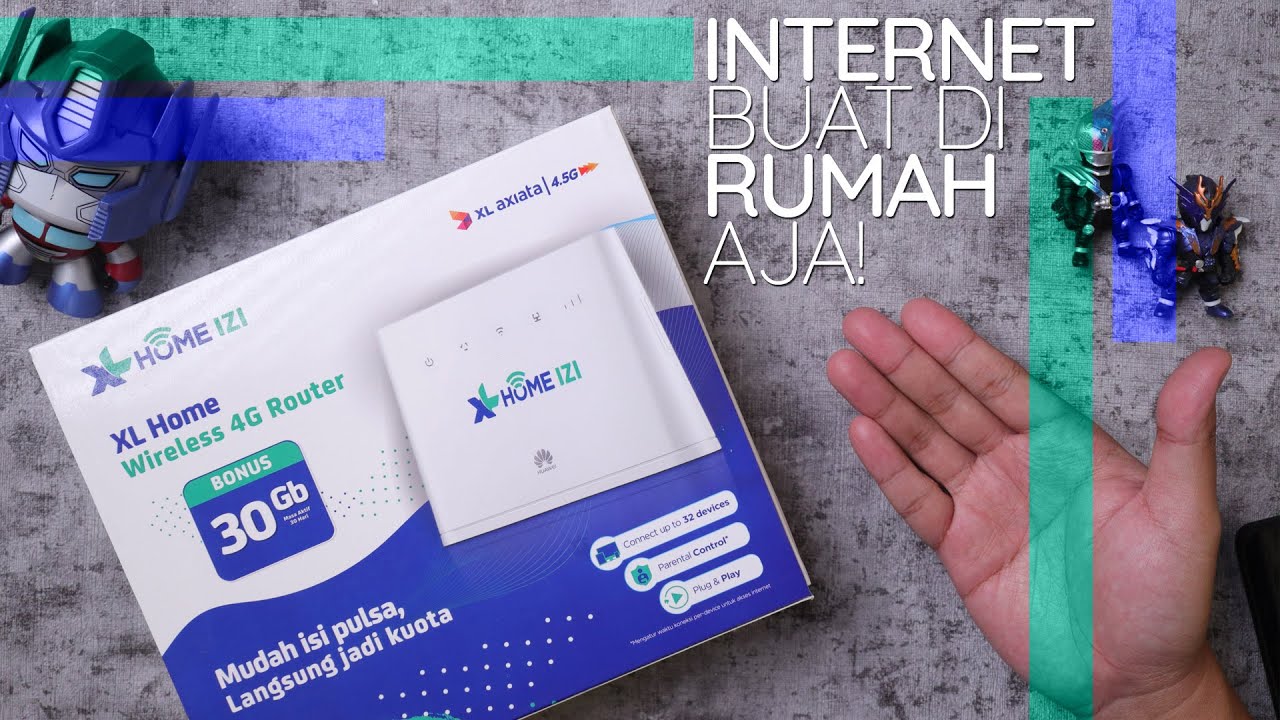 Unboxing XL Home IZI, Buat yang Butuh Pasang Internet di Rumah! - YouTube