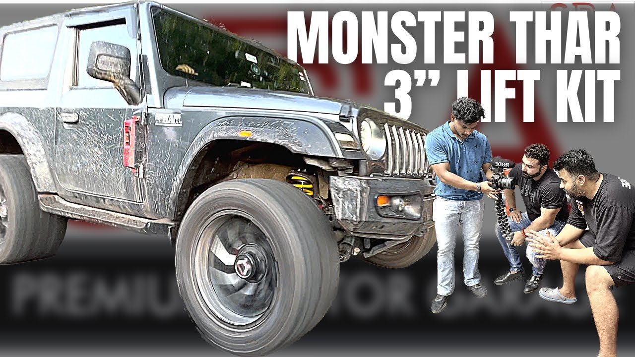 3 Inch Lift Kit installed in @panghalfitness New Mahindra Thar at SBA ...