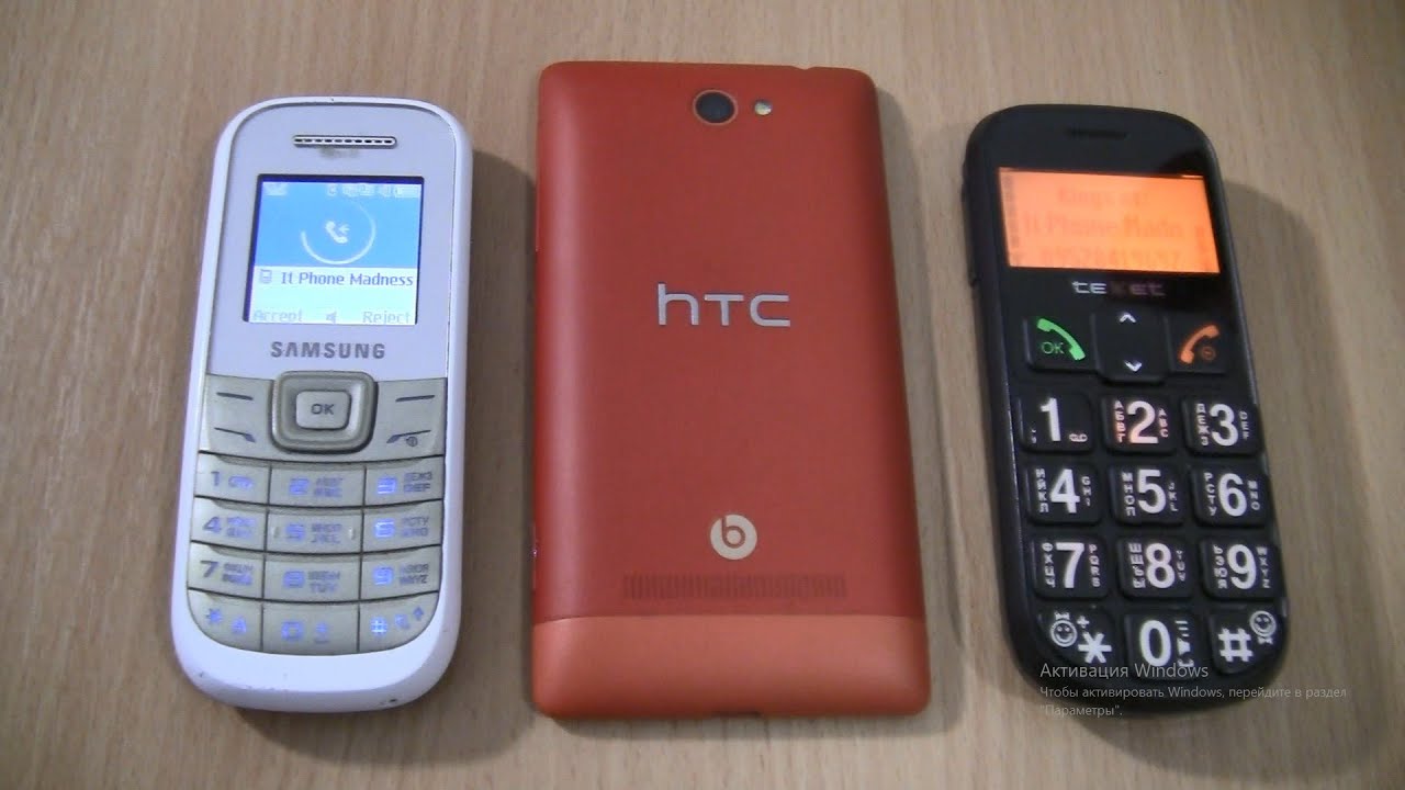 Incoming call & Outgoing call at the Same Time Samsung 1200M teXet B200 ...