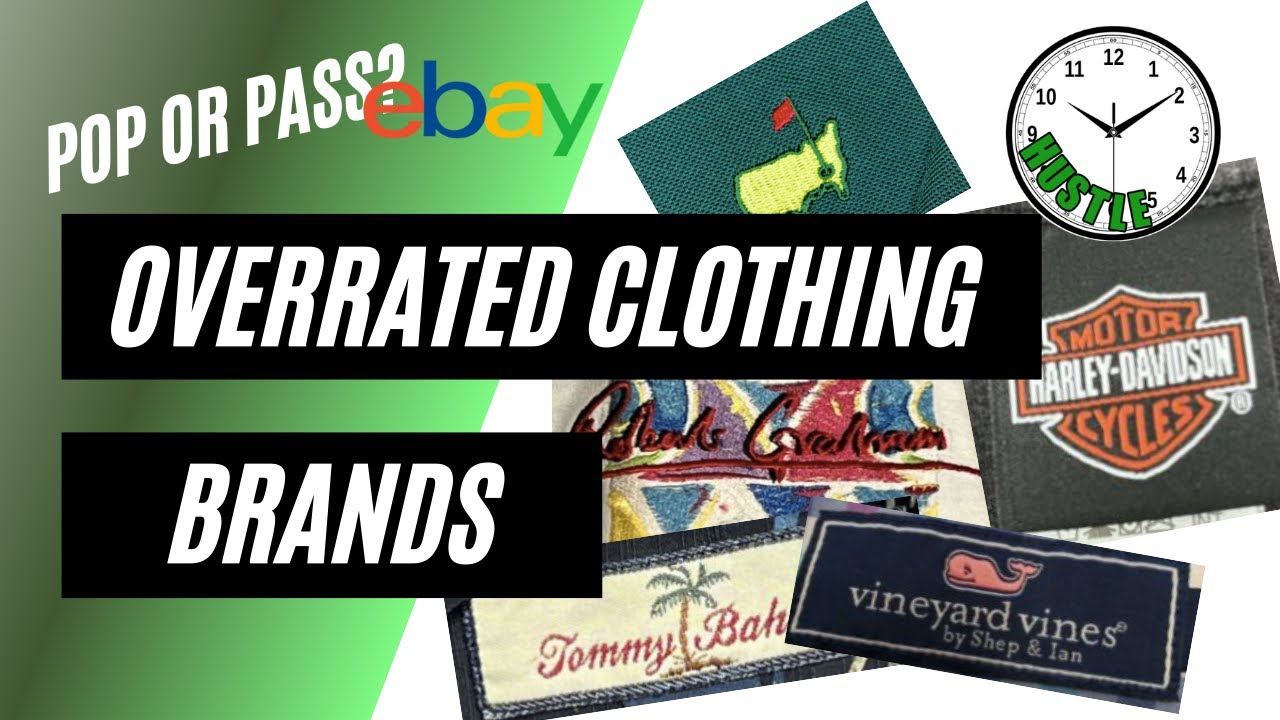 Over Rated Brands for Mens Clothing Resellers - YouTube