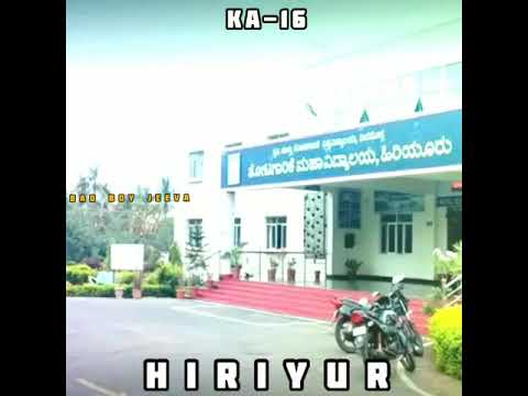 Hiriyur places - YouTube