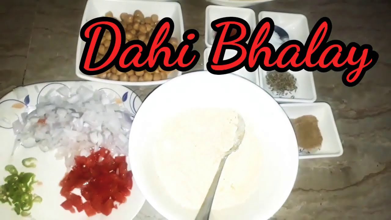 Dahi Bhalay(easy nd quick recipe) - YouTube
