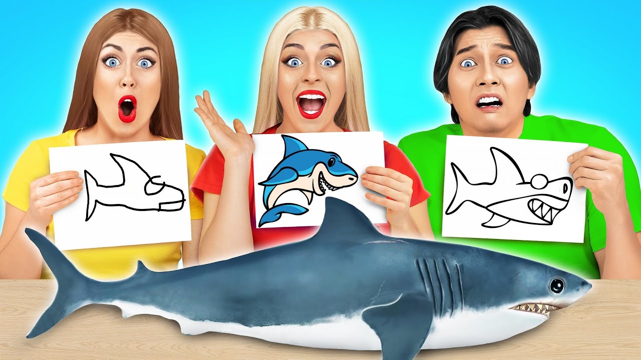 Who Draws it Better Take The Prize | Drawing Hacks by Multi DO Food ...
