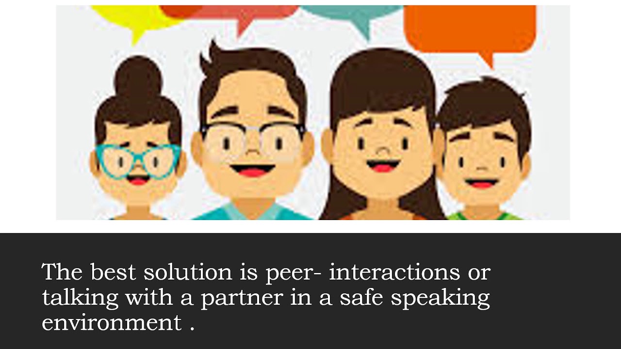 Creating time for speaking - YouTube