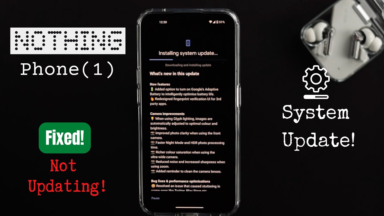 Nothing Phone 1 Software Update! [Can't Updating Fixed] - YouTube