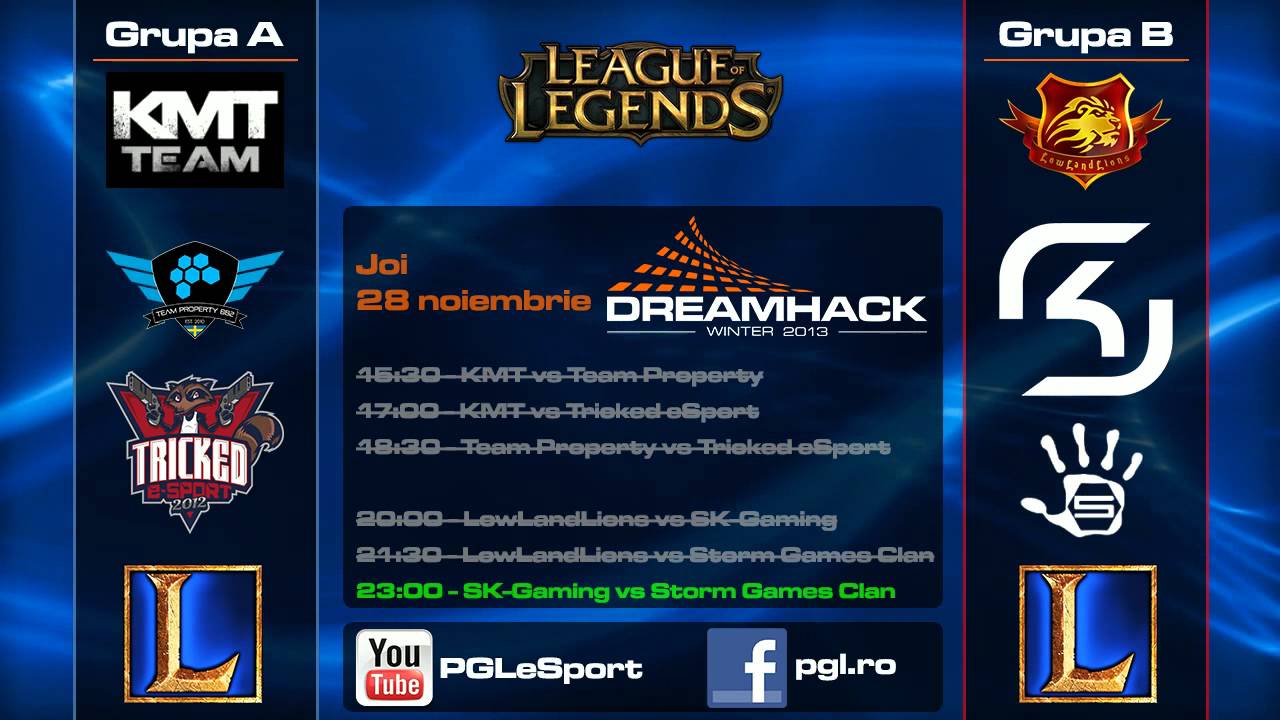 DreamHack Winter 2013 - LoL - Group B - Storm Games Clan vs SK Gaming - YouTube